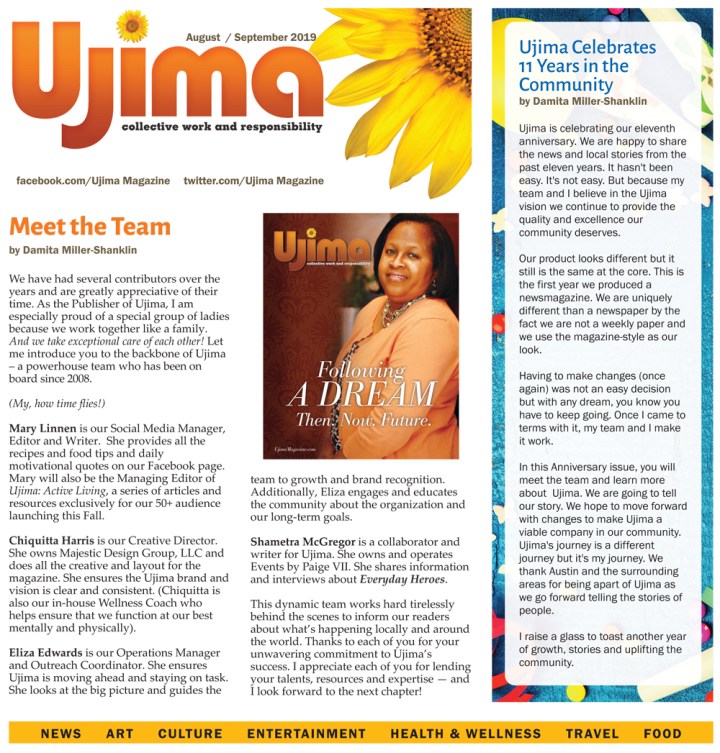 New Issue – Aug/Sept 2019 – UJIMA MAGAZINE